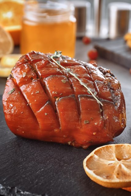 Honey Bourbon Glazed Ham - The Best Way To Cook A Small Ham