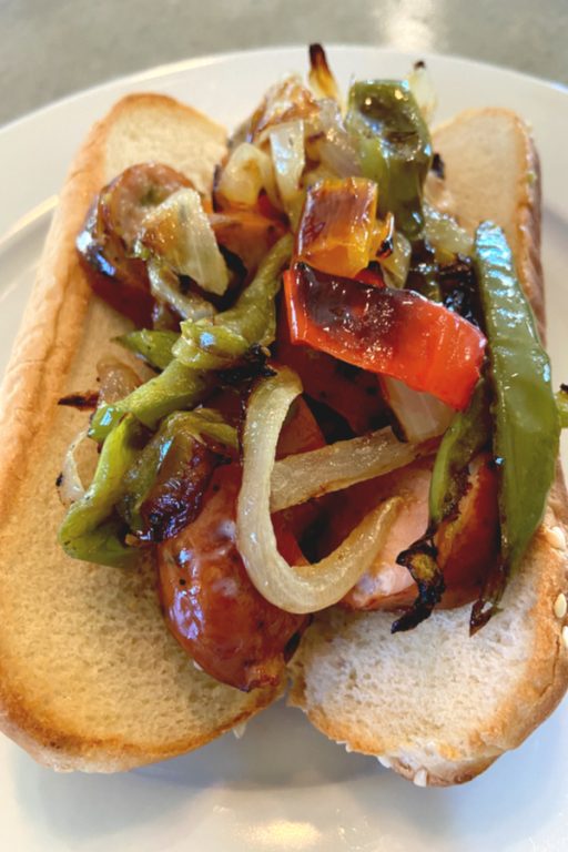 Sheet Pan Sausage Hoagies Recipe For Two