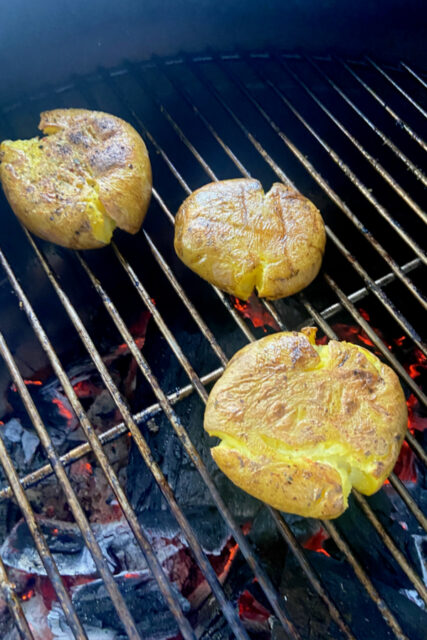 Grilled Smashed Potatoes Recipe
