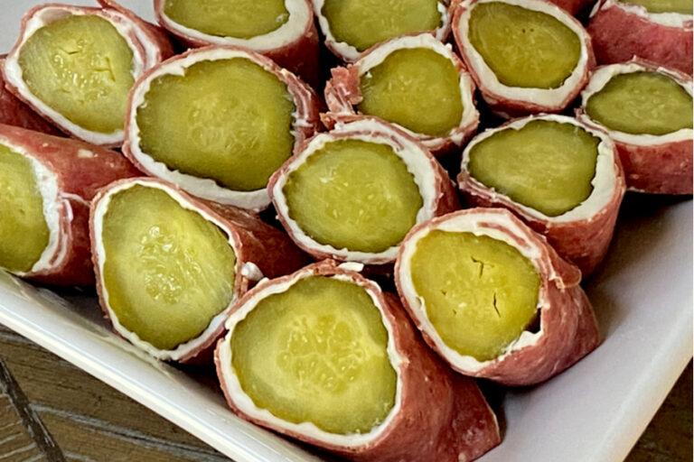 Pickle Roll Ups Recipe - An Easy To Make, Low-Carb Appetizer!