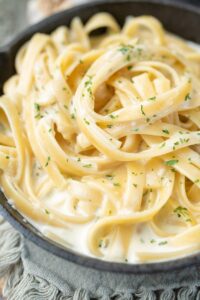 Fettuccine Alfredo For Two - An Easy Meal Ready In 30 Minutes!