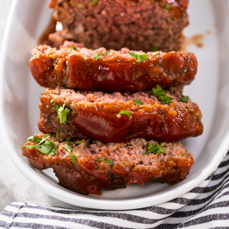 Small Meatloaf Recipe - Made With One Pound Of Ground Beef
