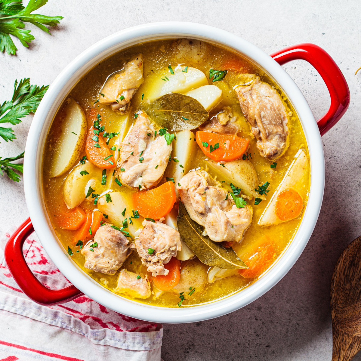 Leftover Turkey Stew For Two
