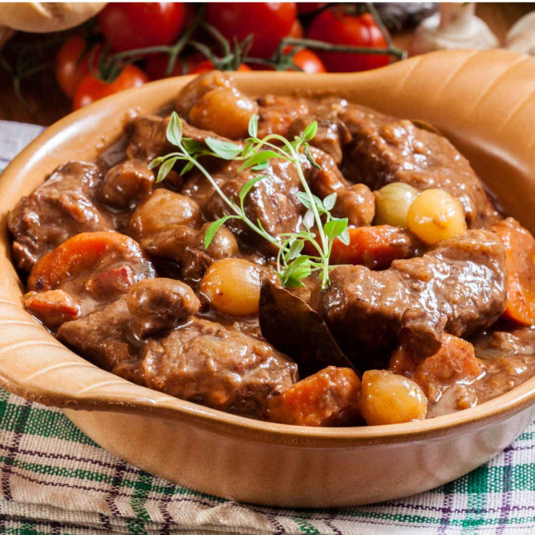 Beef Burgundy Recipe For Two - Oven & Crock Pot Instructions