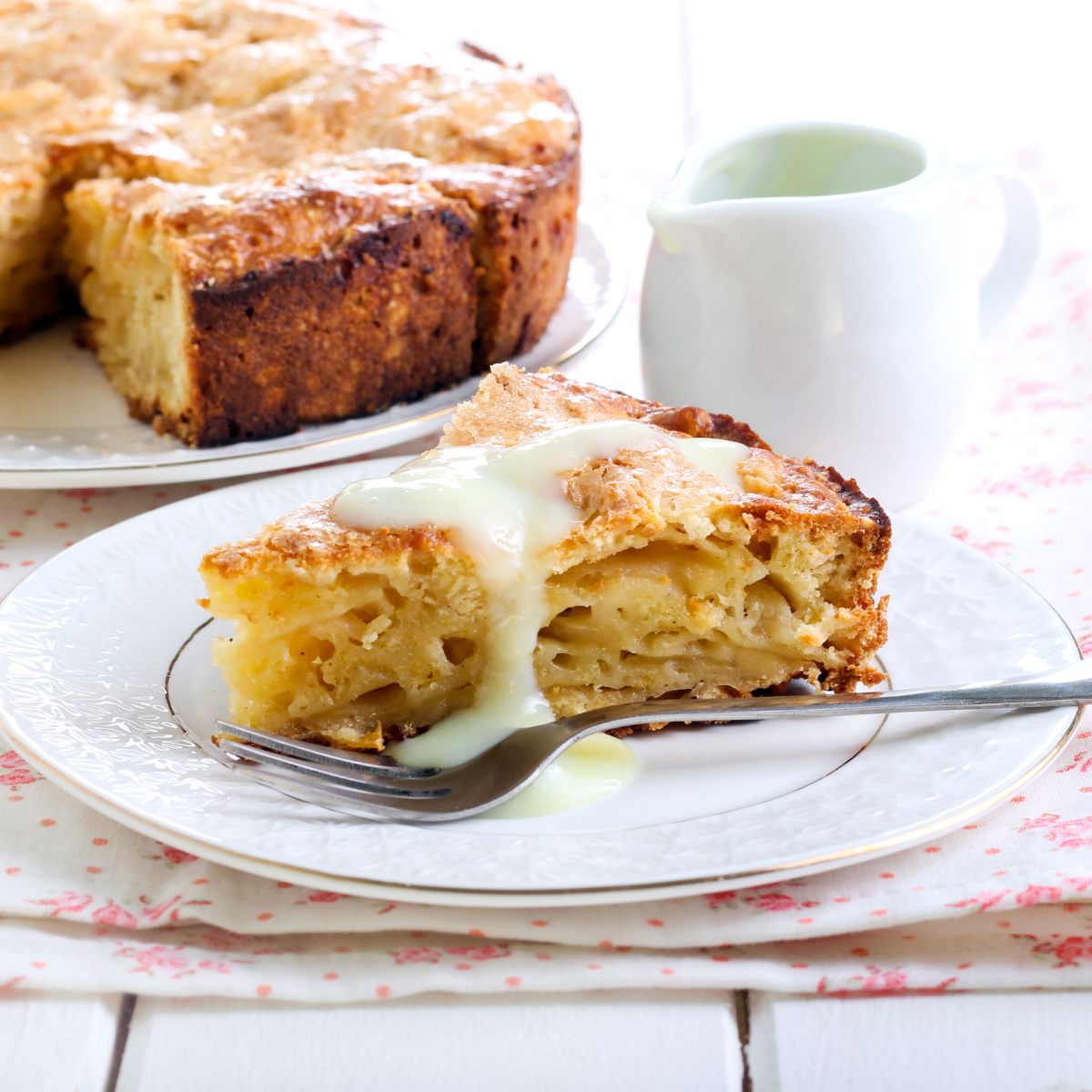 Irish Apple Cake Recipe - A Mini Cake Recipe Perfect For Two!