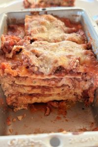 Lasagna Recipe For Two (Loaf Pan Lasagna)