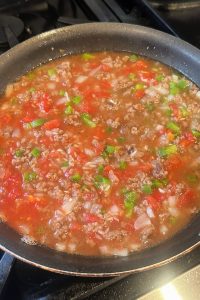Ground Beef and Rice Skillet Recipe - Easy One Pan Meal For Two